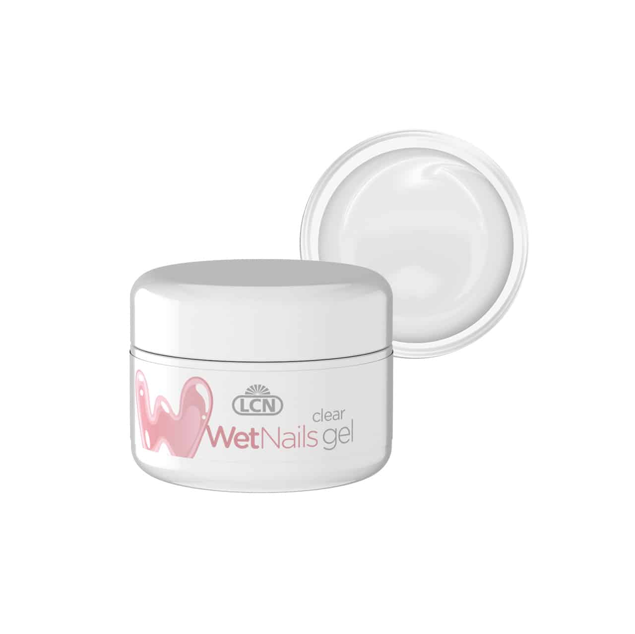 LCN Wet Nails Gel, clear, 25 ml - MSK